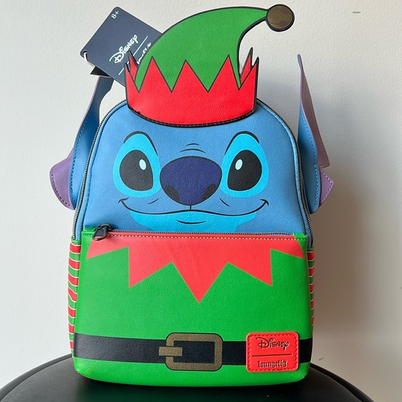 Loungefly | Bags | New Loungefly Disney Lilo Stitch Elf Christmas Mini ...